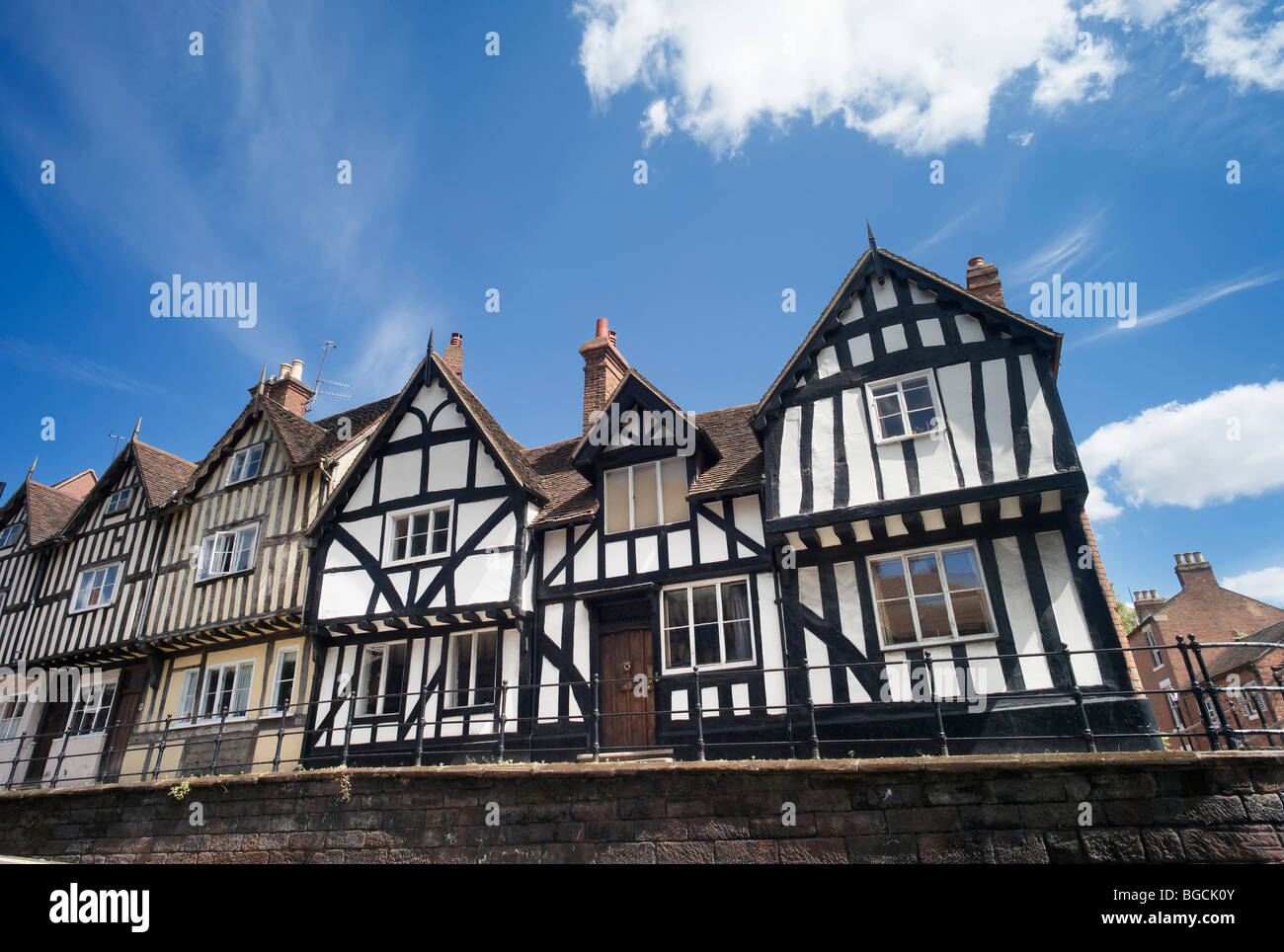Old buildings in Warwick Stock Photo - Alamy