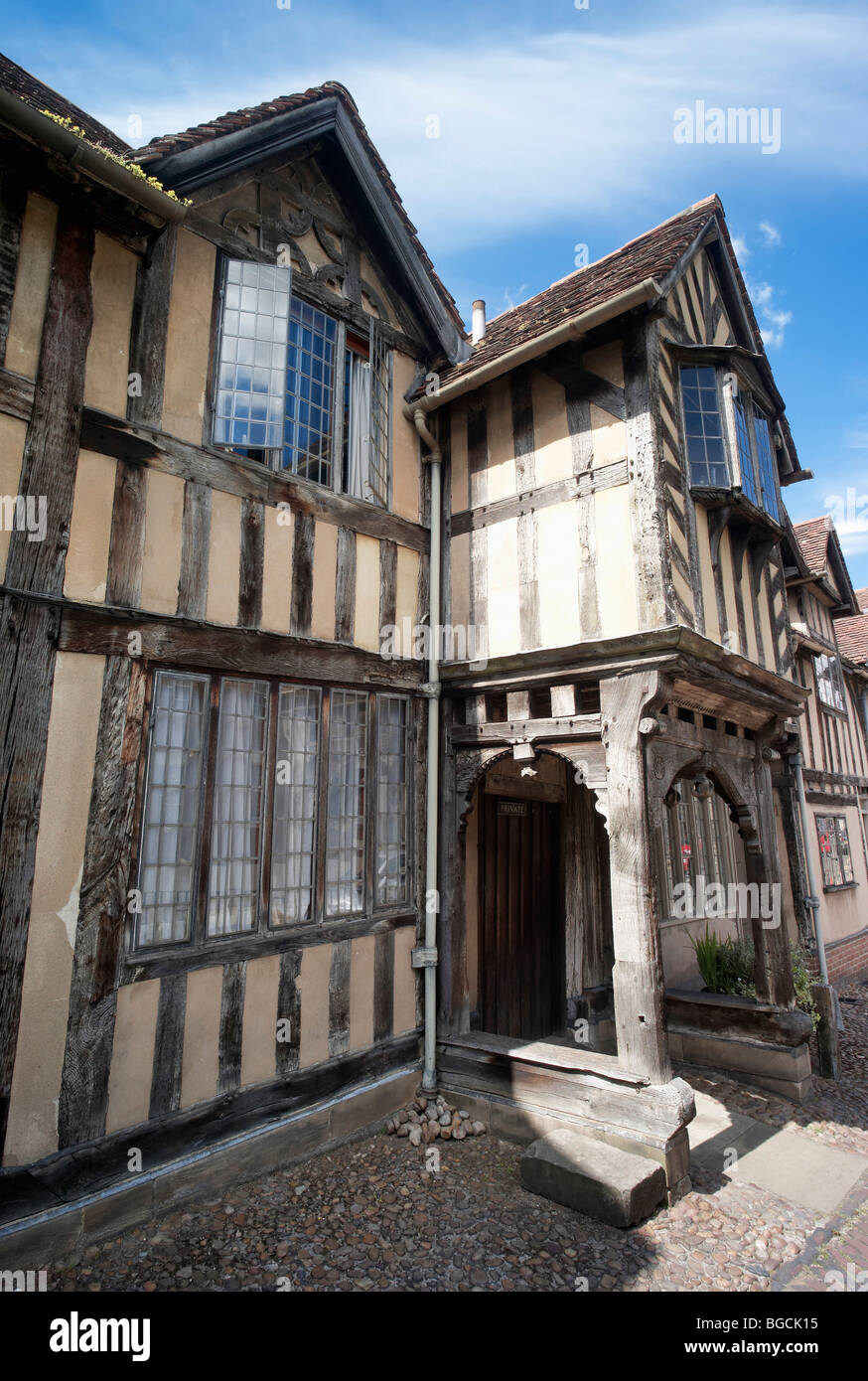 town centre of warwick the county town of warwickshire Stock Photo - Alamy