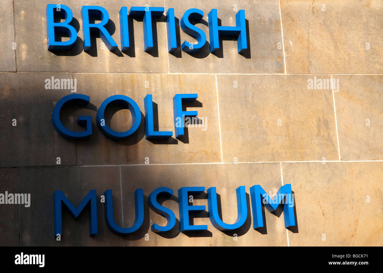 British Golf Museum Sign, St.Andrews, Fife, Scotland Stock Photo - Alamy