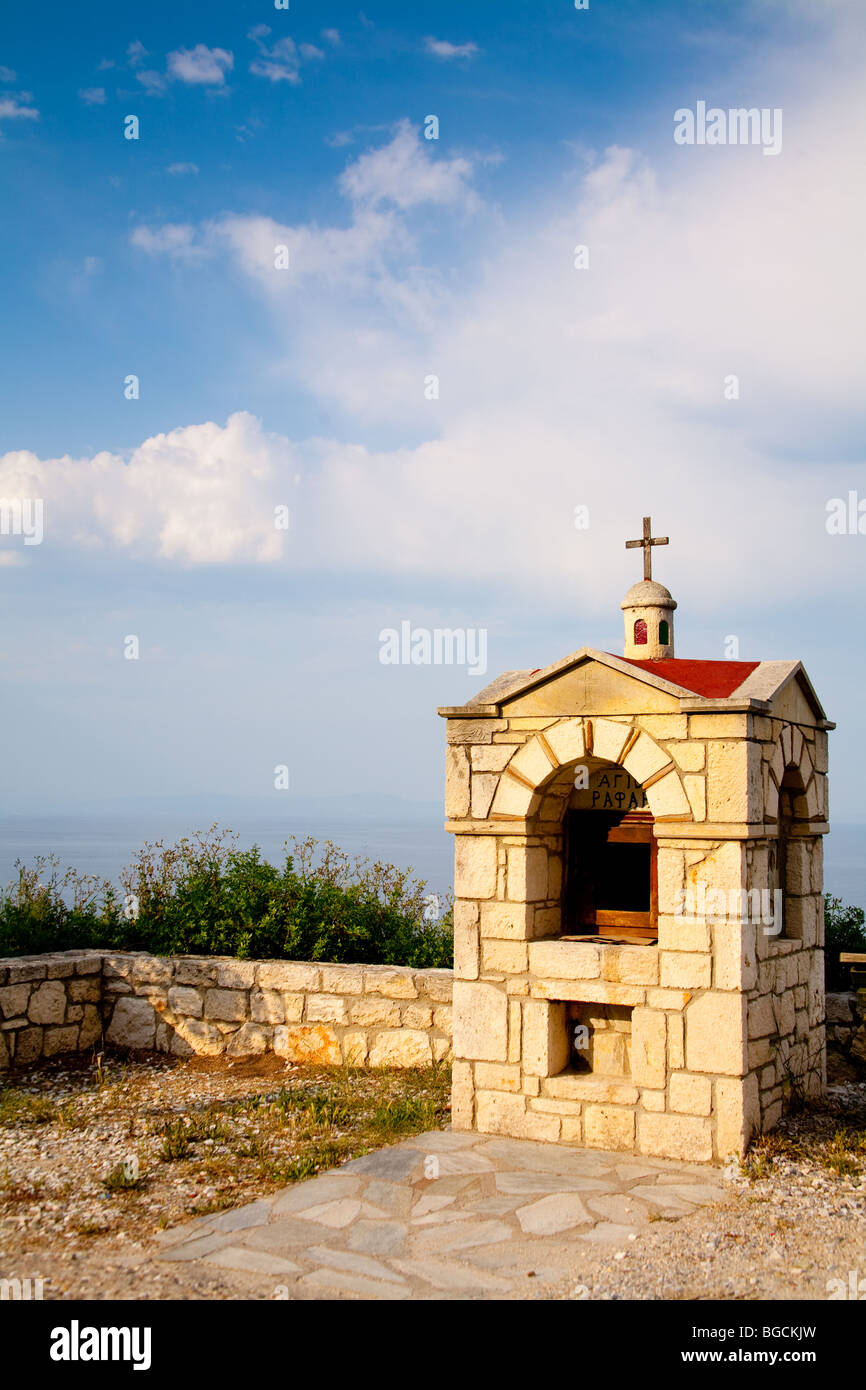 Greek orthodox roadside shrine hi-res stock photography and images - Alamy