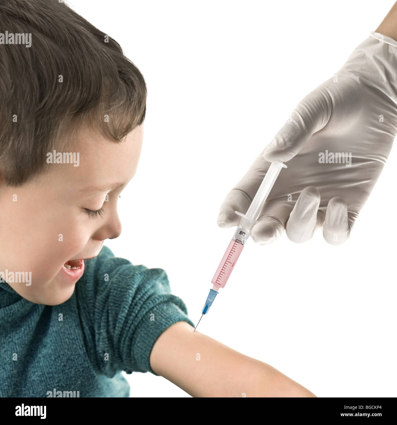 Child injection hi-res stock photography and images - Alamy