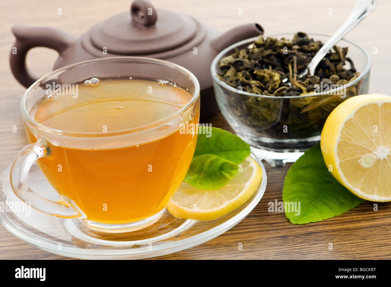lemon tea closeup Stock Photo - Alamy