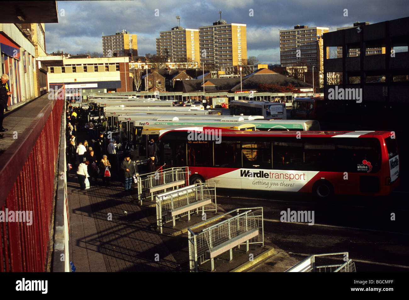 Hanley bus station hi-res stock photography and images - Alamy