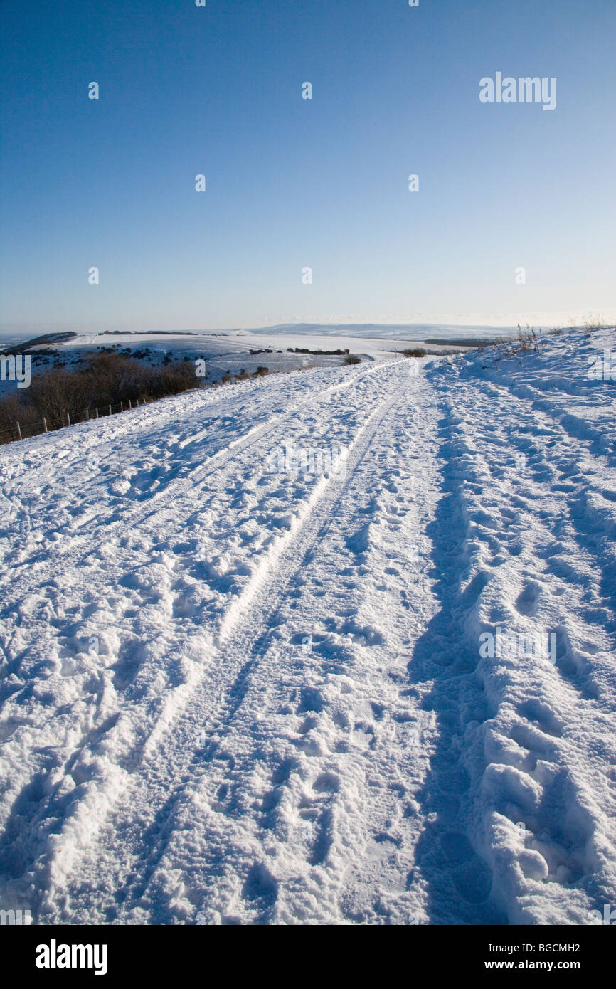 Ditchling beacon south downs winter hi-res stock photography and images ...
