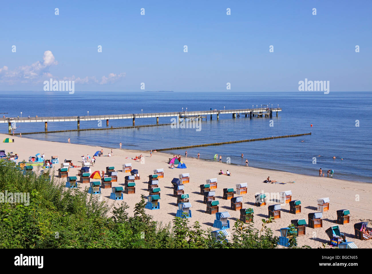 Koserow Beach, Usedom Island, Mecklenburg-West Pomerania, Germany Stock ...