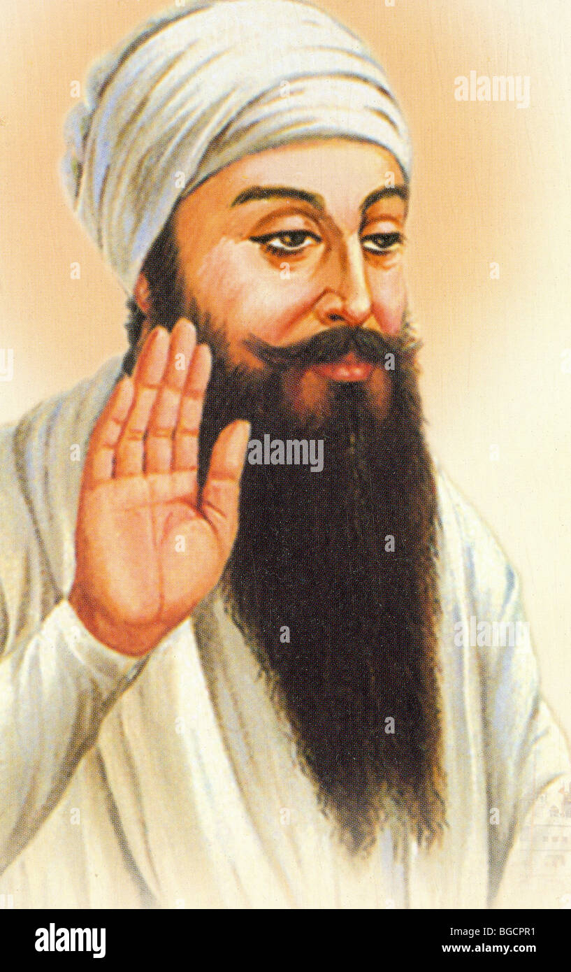 Sikh Gurus Series Stock Photo - Alamy
