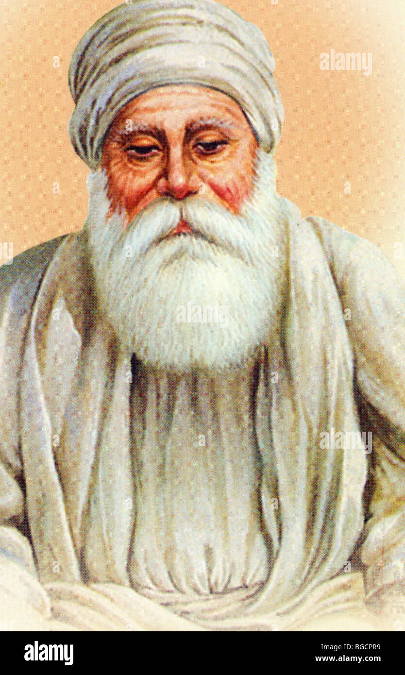 Sikh Gurus Series Stock Photo - Alamy