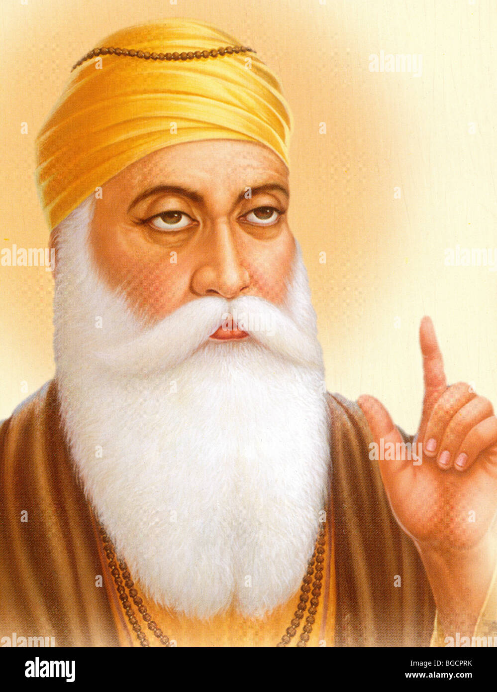 Sikh Gurus Series Stock Photo - Alamy