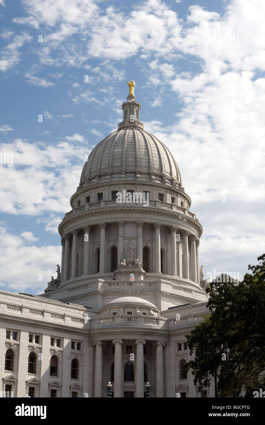 Wisconsin State Capitol building, Madison, Wisconsin, USA, North ...