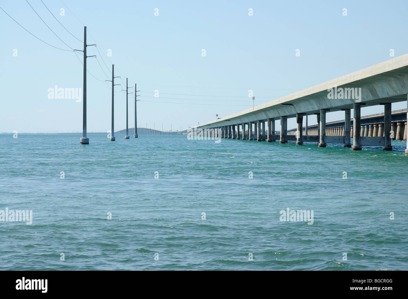 Seven Mile Bridge Across the Florida Keys Stock Photo - Alamy