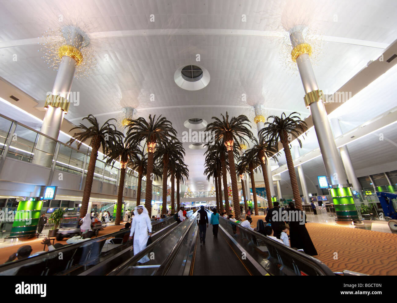 Dubai, United Arab Emirates, Interior view of Dubai International ...