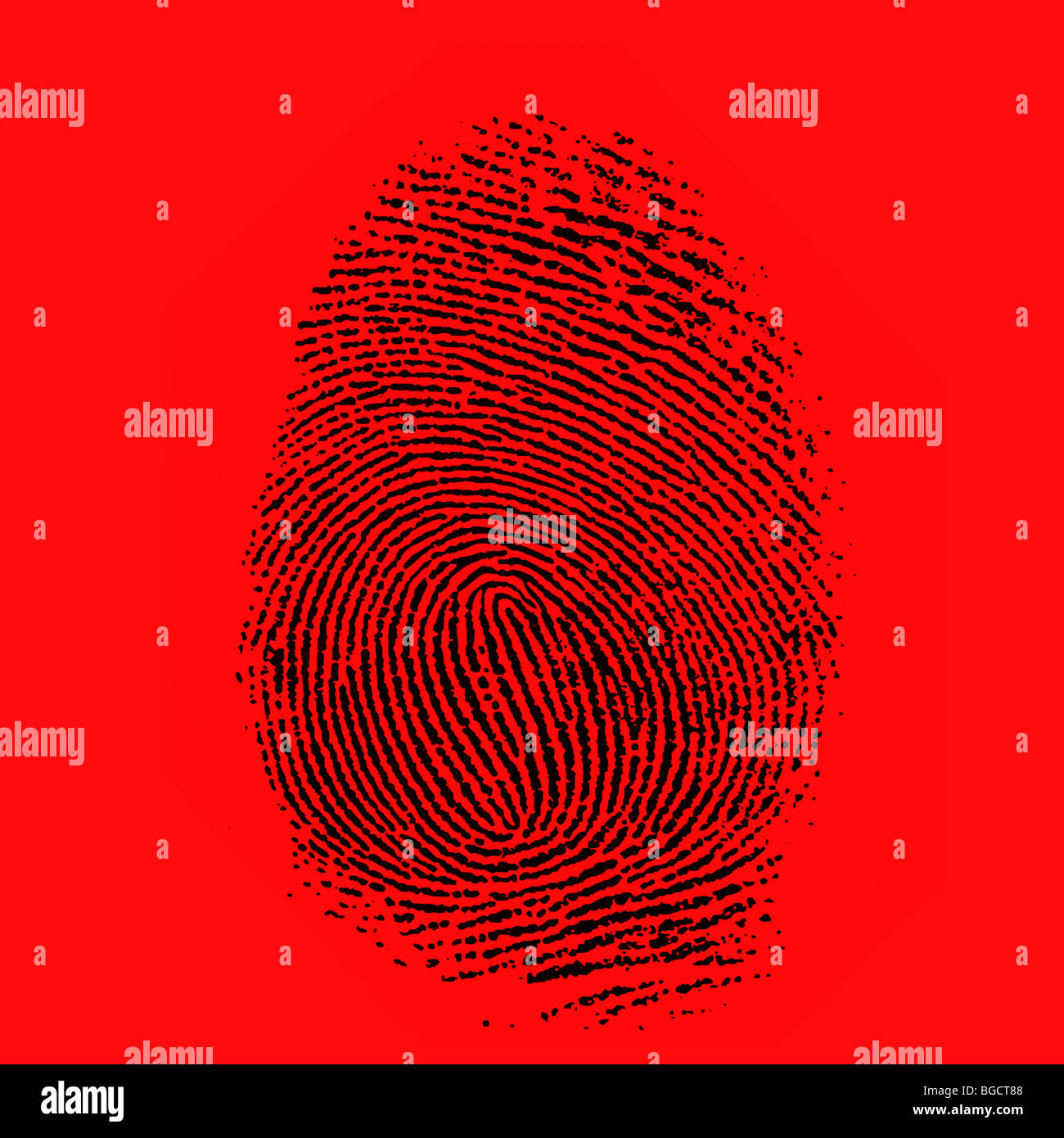 closeup of fingerprint red background Stock Photo - Alamy