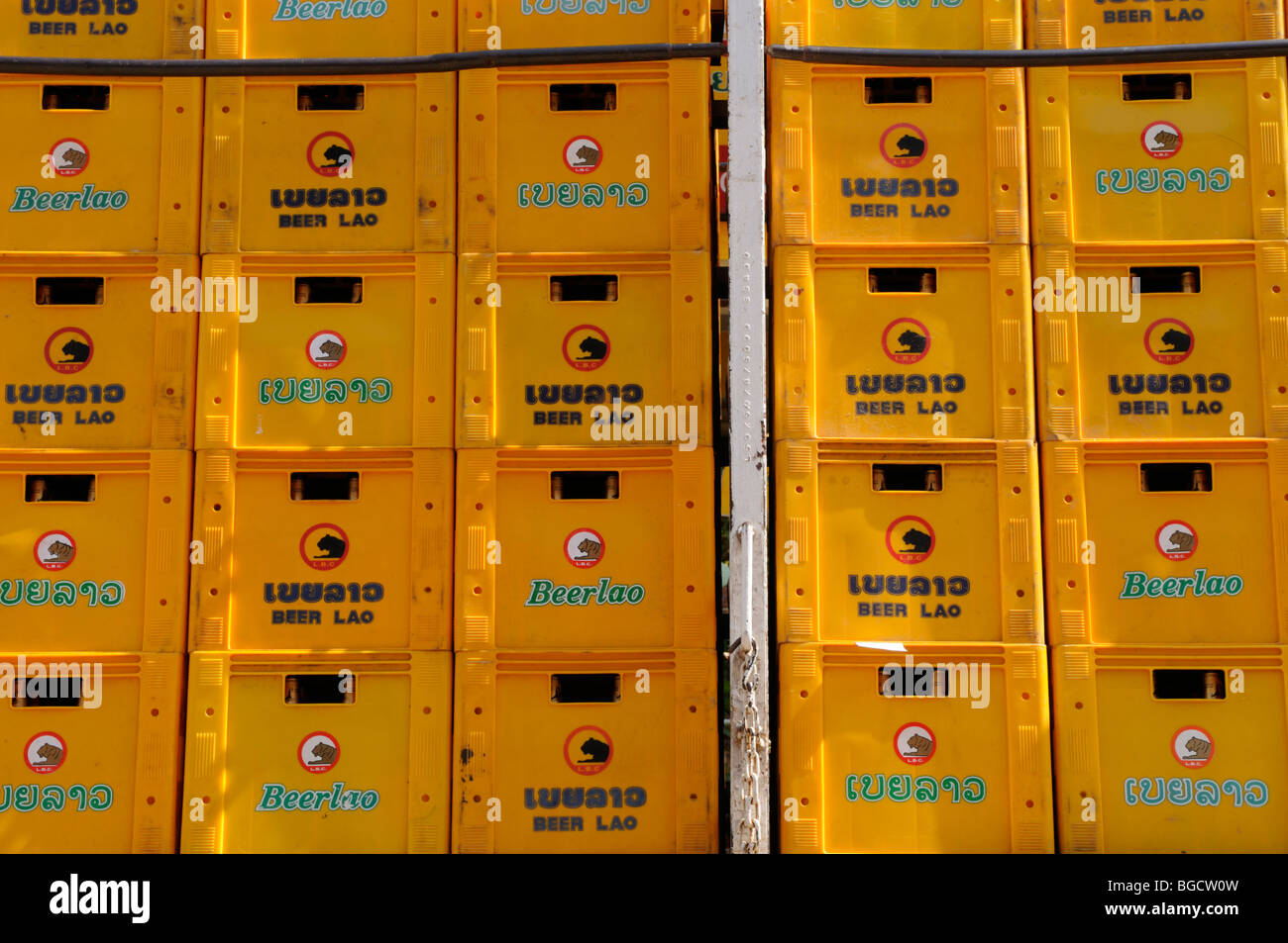 Beer lao crates hi-res stock photography and images - Alamy