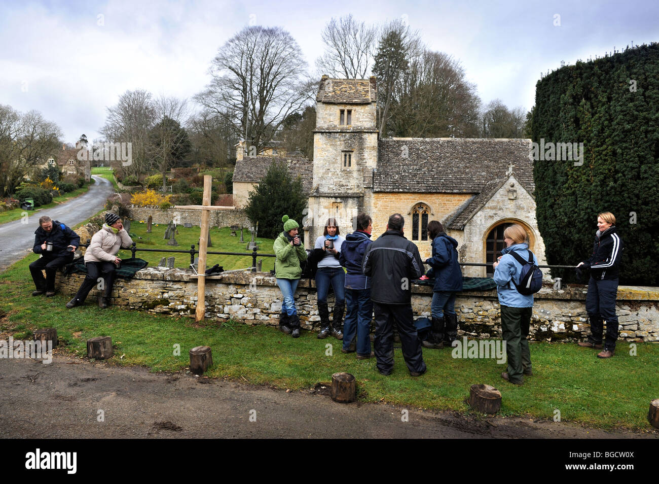 Bagendon church hi-res stock photography and images - Alamy