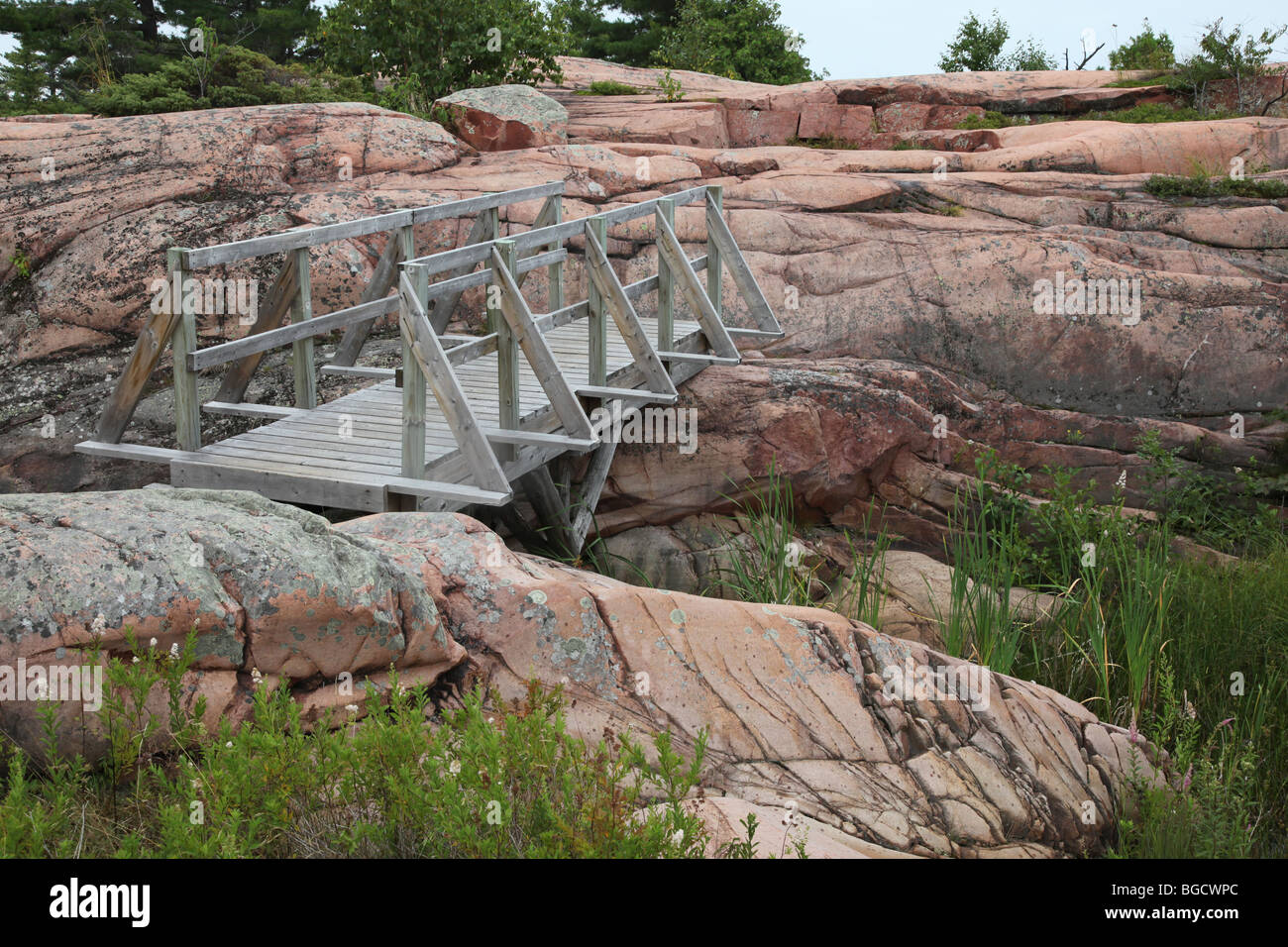 Pink granite bridge hi-res stock photography and images - Alamy