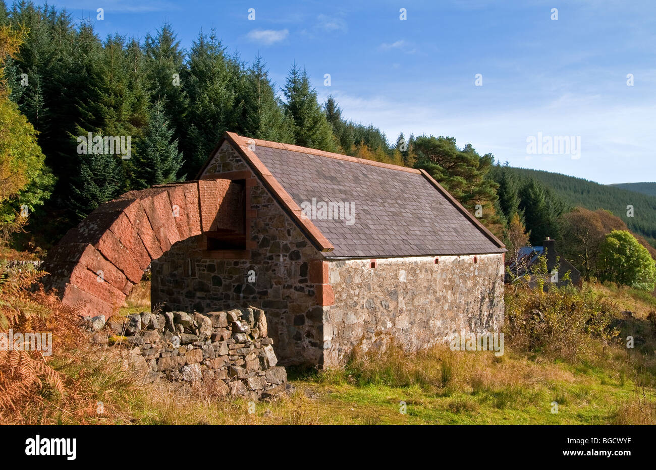 The Byre, Striding Arches Art Project, Cairnhead, Nithsdale, Dumfries ...