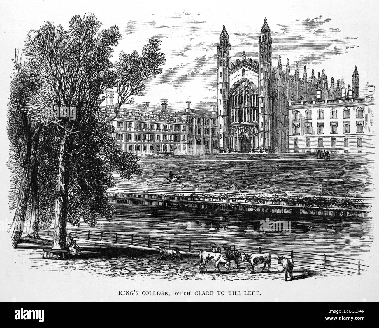 Chapel university kings college Black and White Stock Photos & Images ...