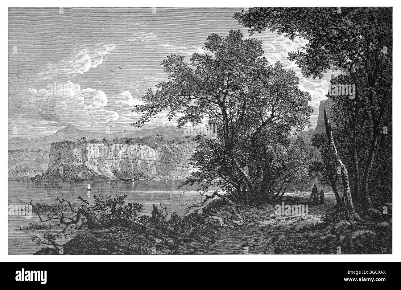 The Lake of Nemi Stock Photo - Alamy