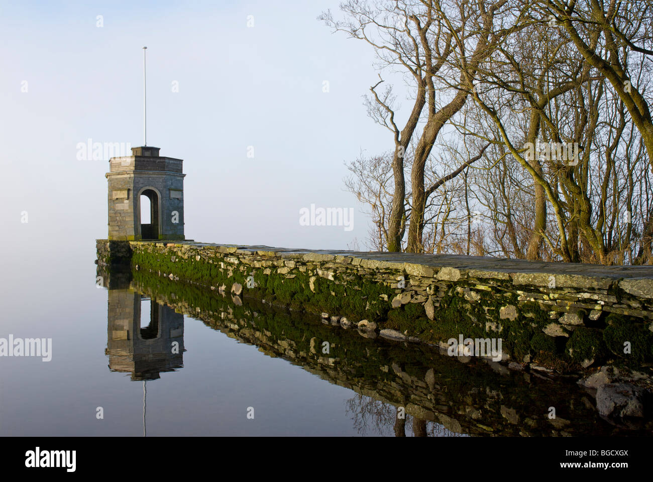 Storrs Temple, in the grounds of Storrs Hall Hotel, Lake Windermere ...