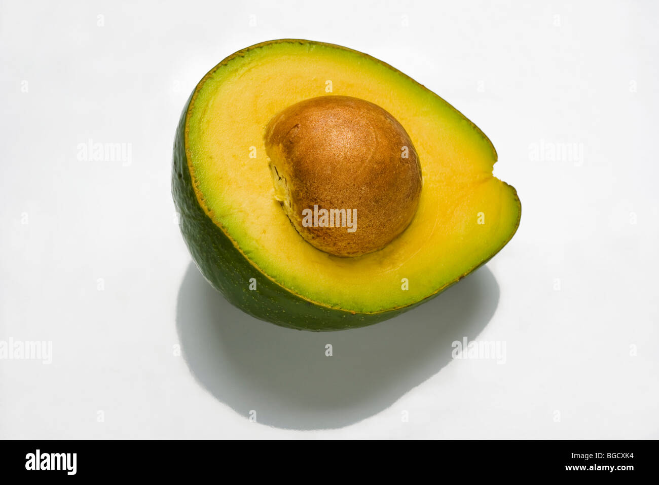 close-up of a cut open avocado Stock Photo - Alamy