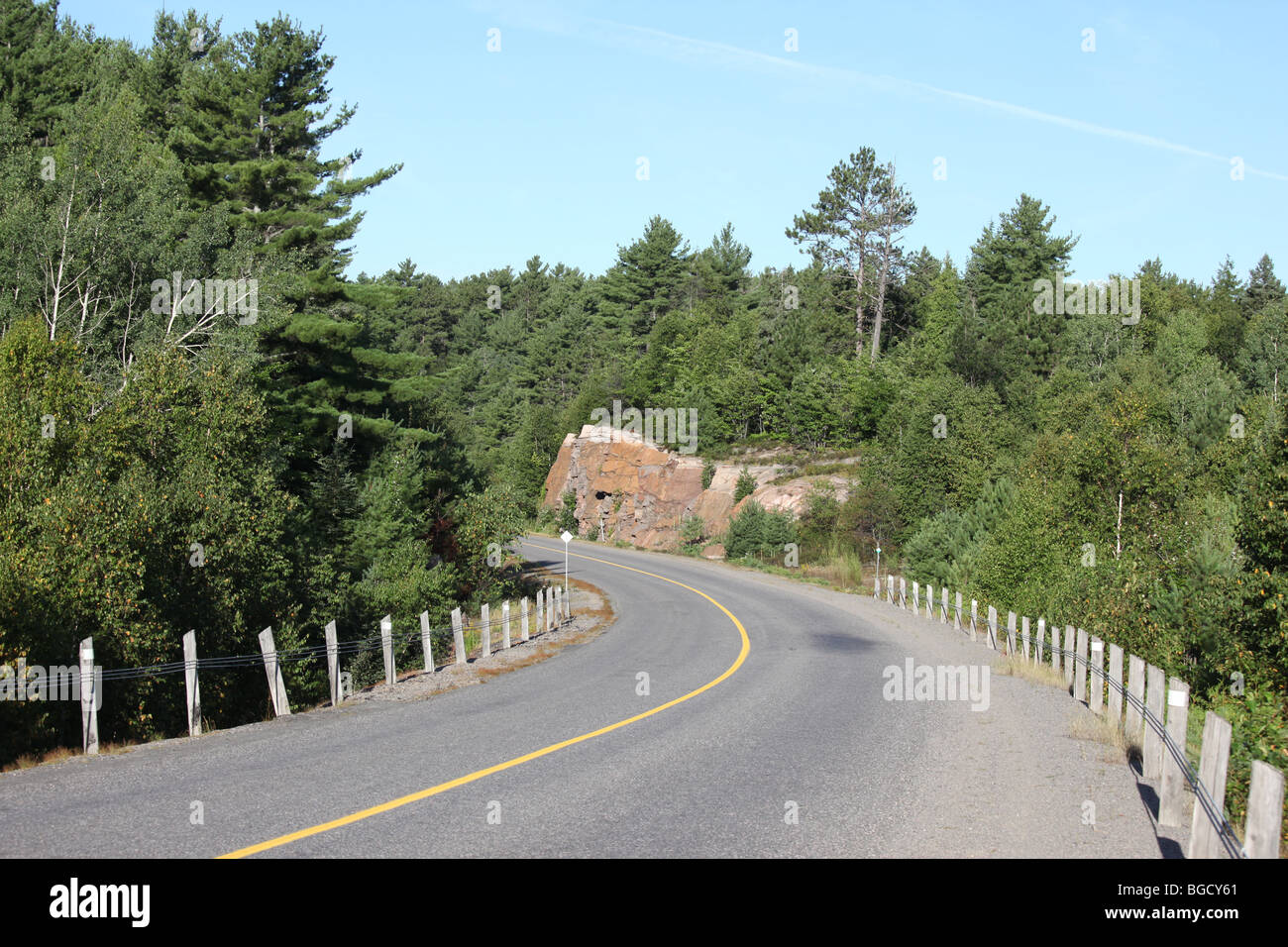 curve on highway Stock Photo - Alamy