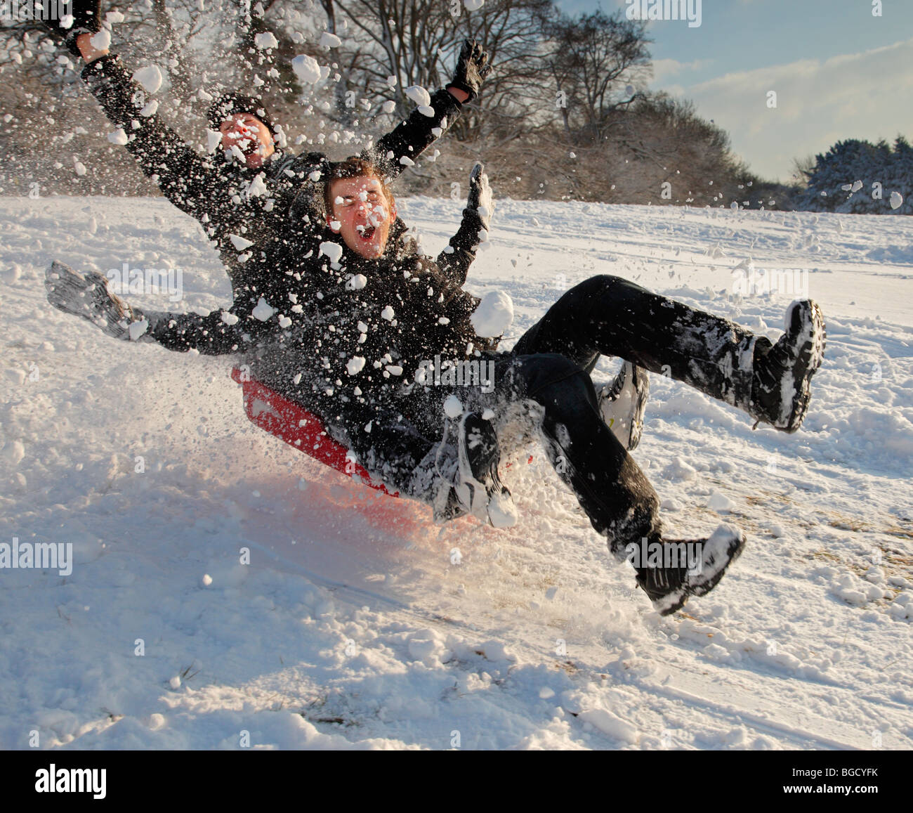 Sledging uk hi-res stock photography and images - Alamy