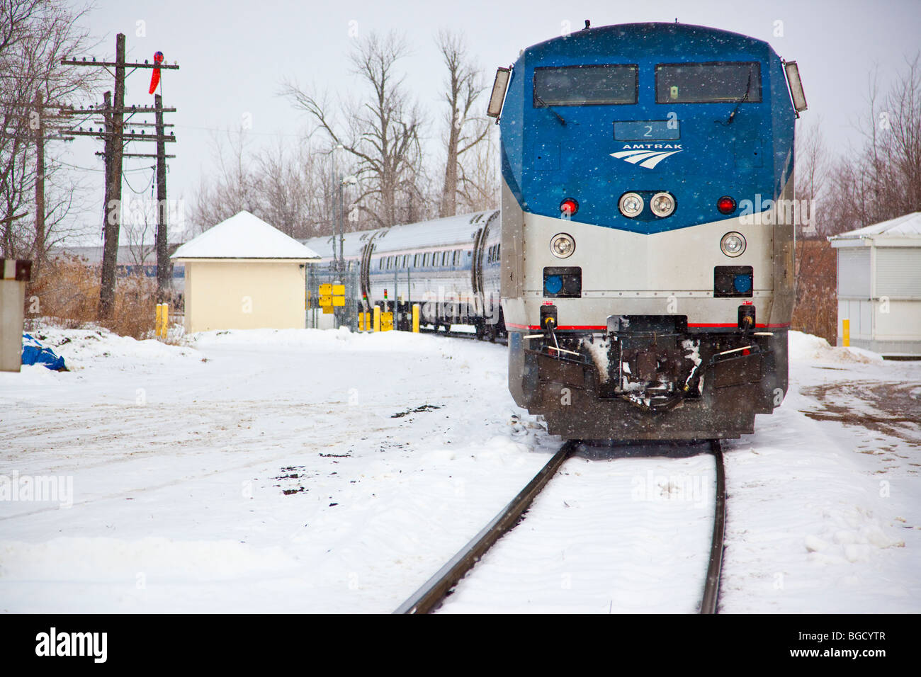 Amtrak train hi-res stock photography and images - Alamy