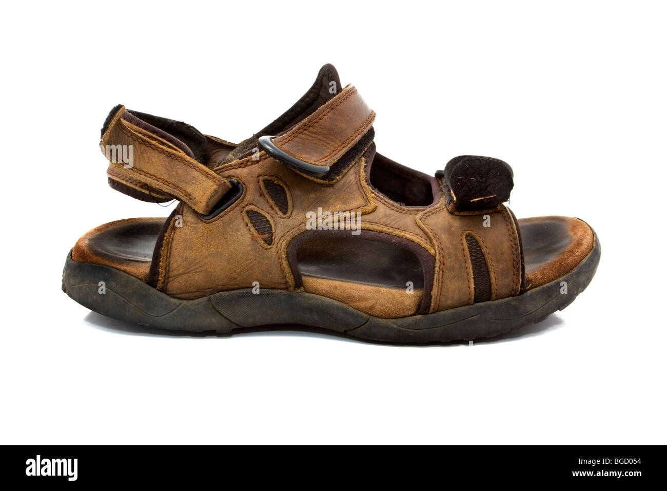 Leather brown sandals hi-res stock photography and images - Alamy