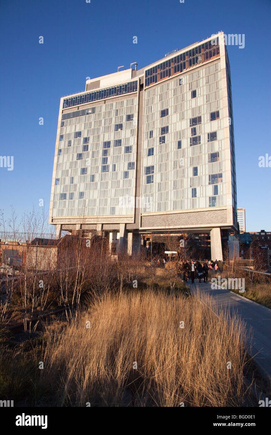 The Standard Hotel on the High Line in Manhattan, New York City Stock ...