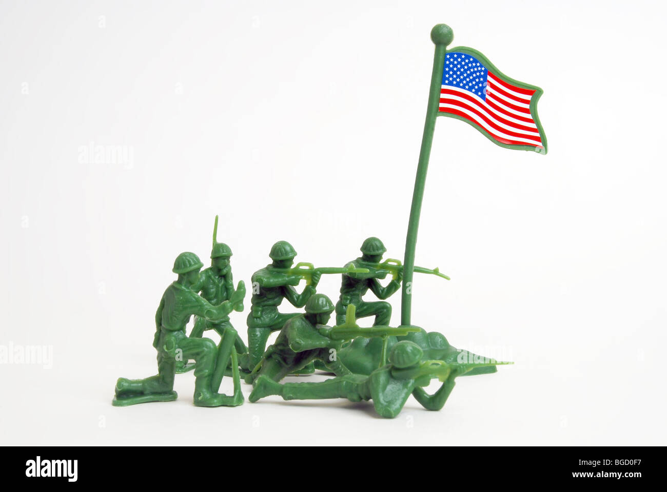 Army soldiers toys toy infantry machine guns Stock Photo - Alamy