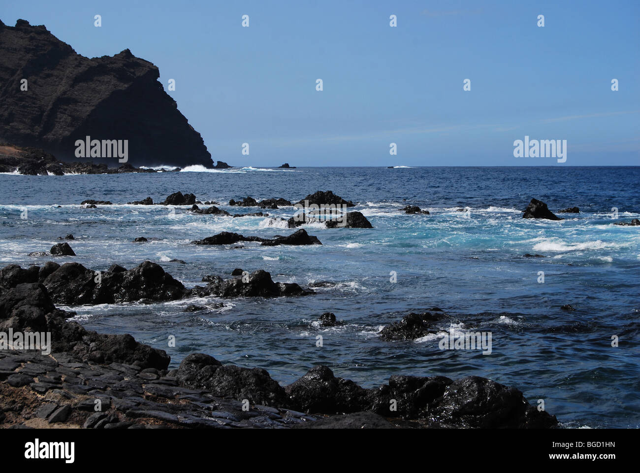 Volcanic beach. Tenerife, Canary Islands Stock Photo - Alamy