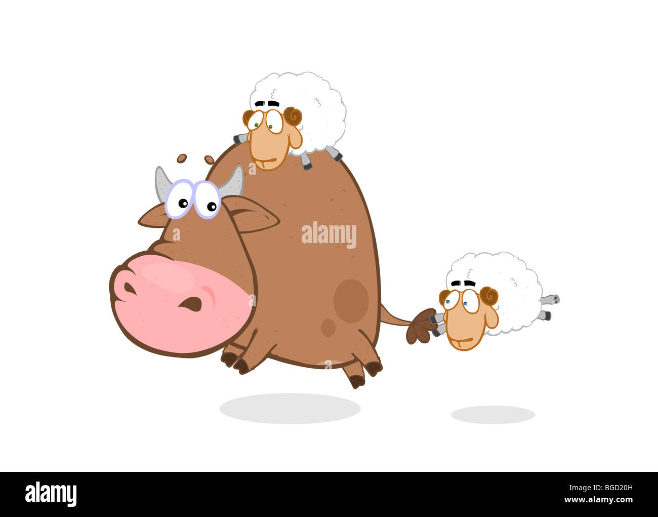 Cartoon bull hi-res stock photography and images - Alamy
