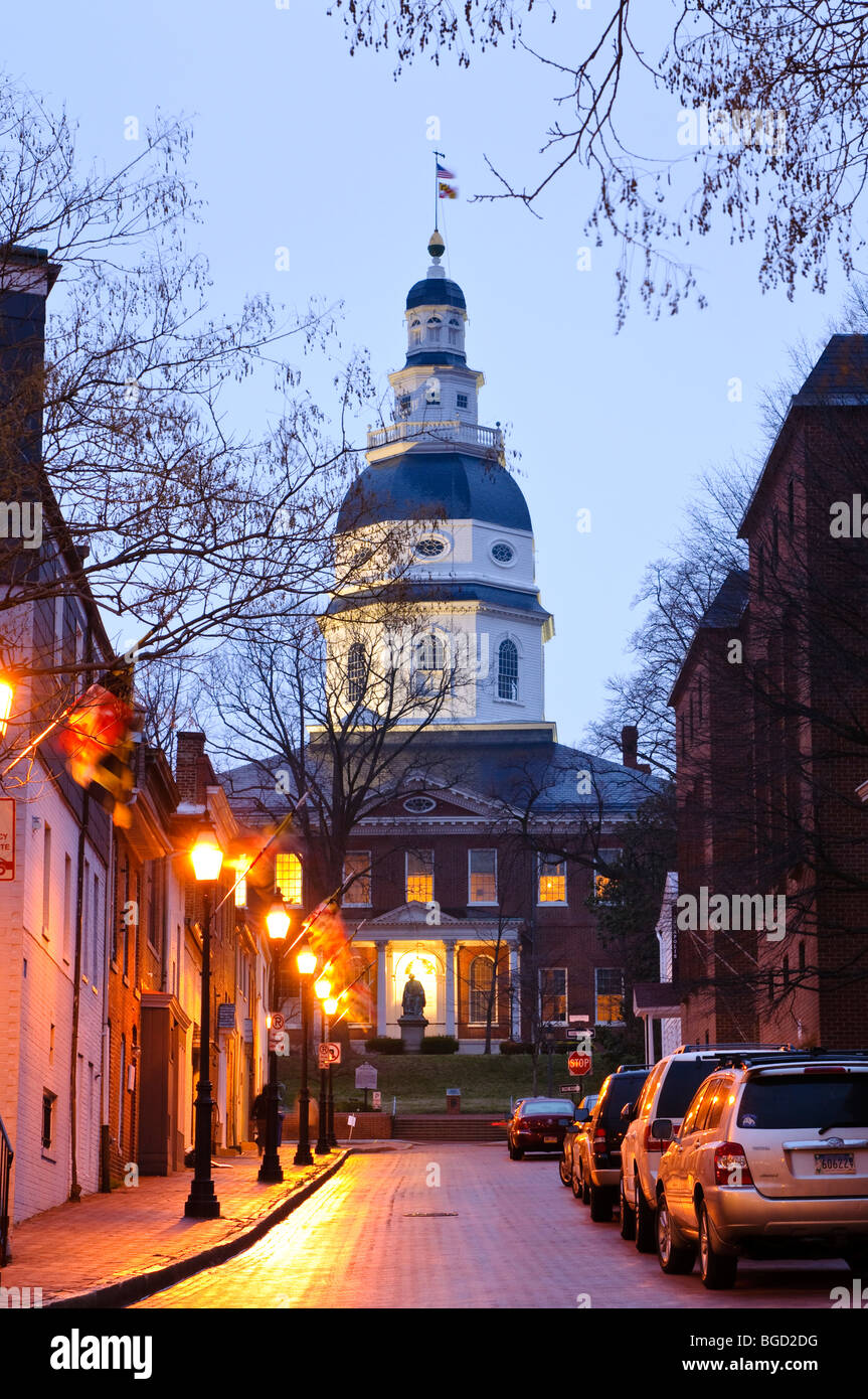 Annapolis state house hi-res stock photography and images - Alamy