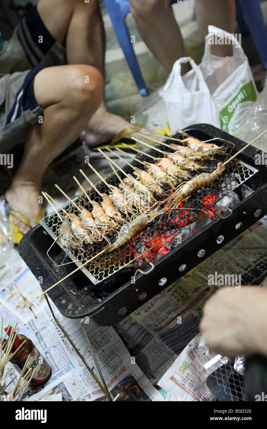 little barbecue for the moon festival Stock Photo - Alamy