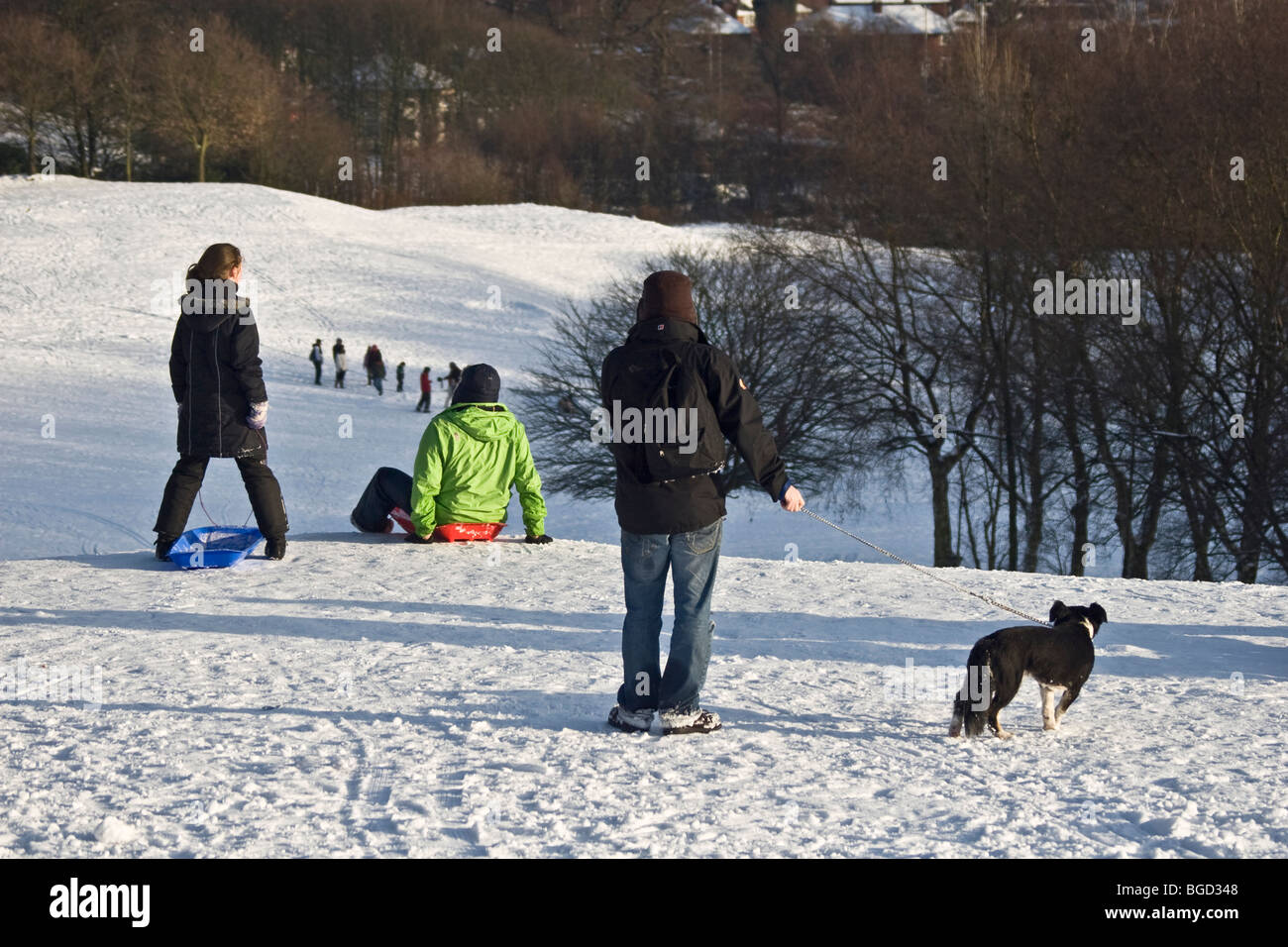 Winter snowfall manchester hi-res stock photography and images - Alamy