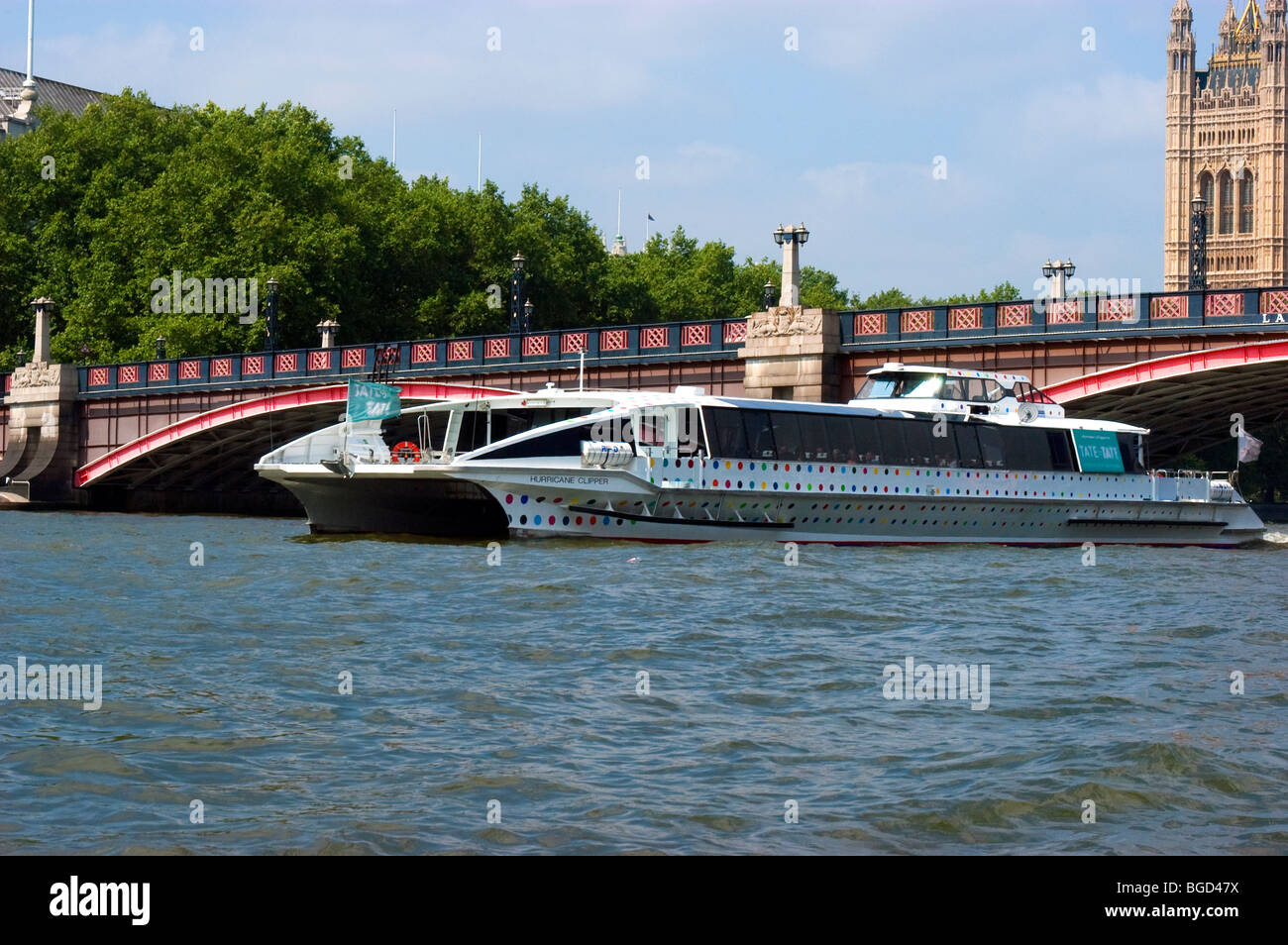 The Hurricane Clipper - a catamaran that travels between the Tate ...