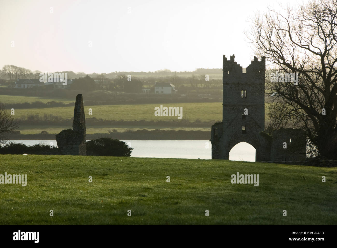 castle scene in Ireland Stock Photo - Alamy