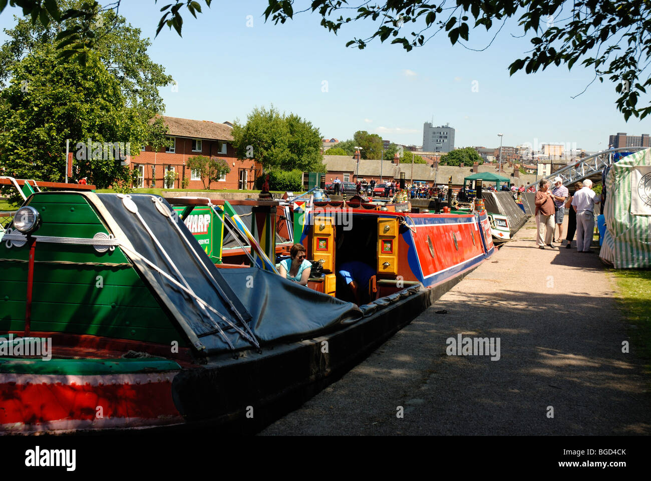 The Stoke-on-Trent Festival of the canals Stock Photo - Alamy
