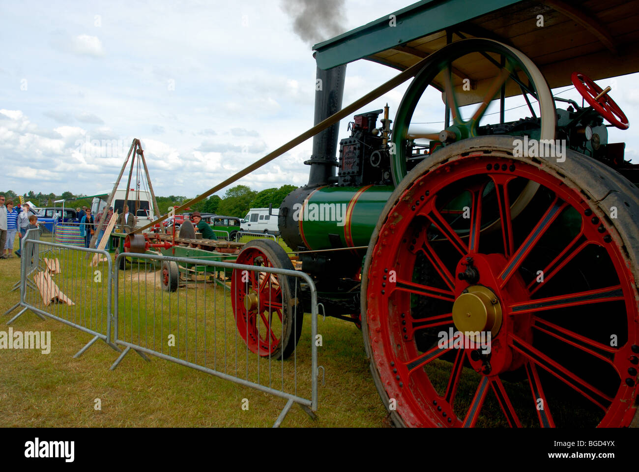 A working traction engine display at Heskin Hall, Traction Engine Rally ...