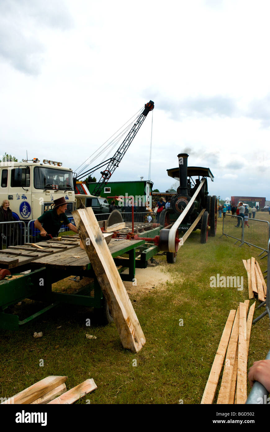 A working traction engine display at Heskin Hall, Traction Engine Rally ...