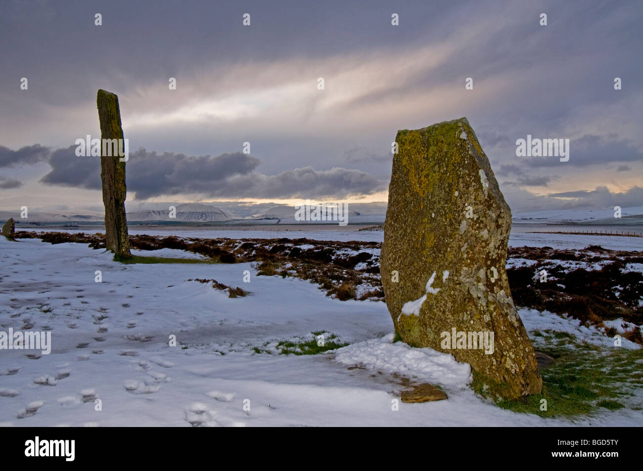 The Ring of Brodgar Steness Mainland Orkney Highland Region Scotland ...