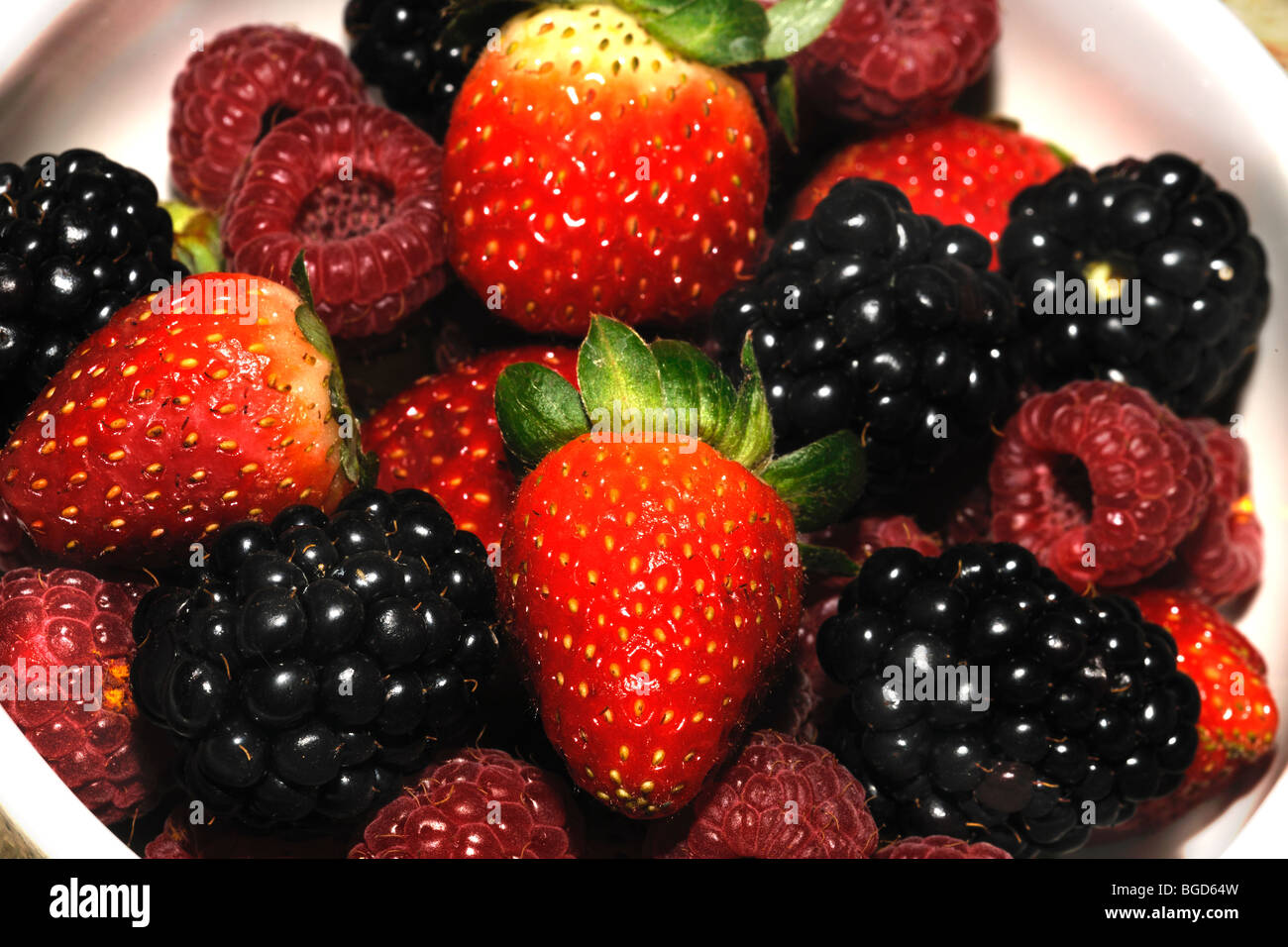 Mixed summer fruit / berries Stock Photo - Alamy