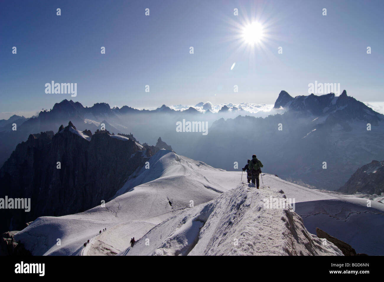 Summit mont blanc people hi-res stock photography and images - Alamy