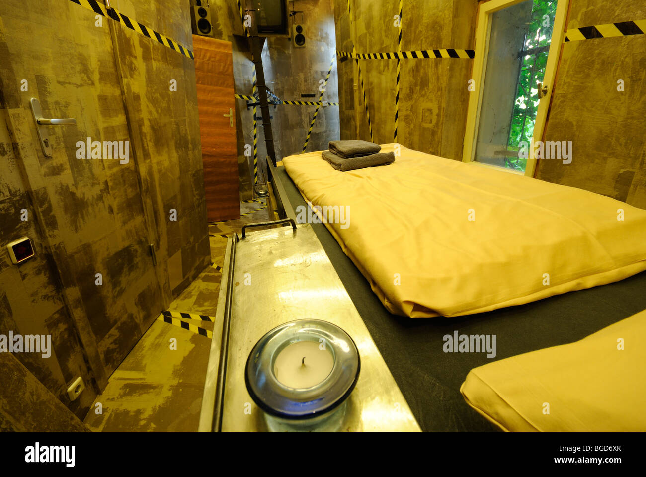 Room 16, named "Wrapped", Propeller Island City Lodge Hotel, near ...