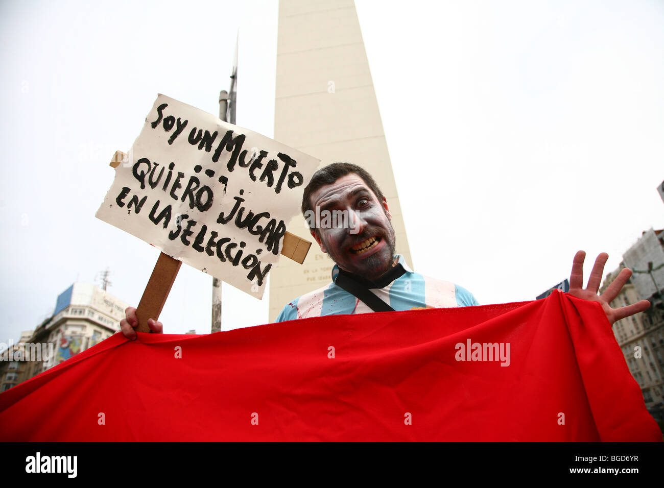 Zombie gathering in Buenos Aires Argentina in October 2009 Stock Photo ...