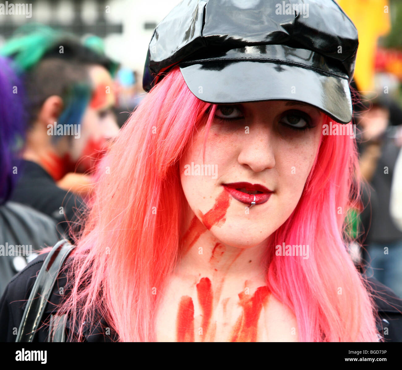 Zombie gathering in Buenos Aires Argentina in October 2009 Stock Photo ...