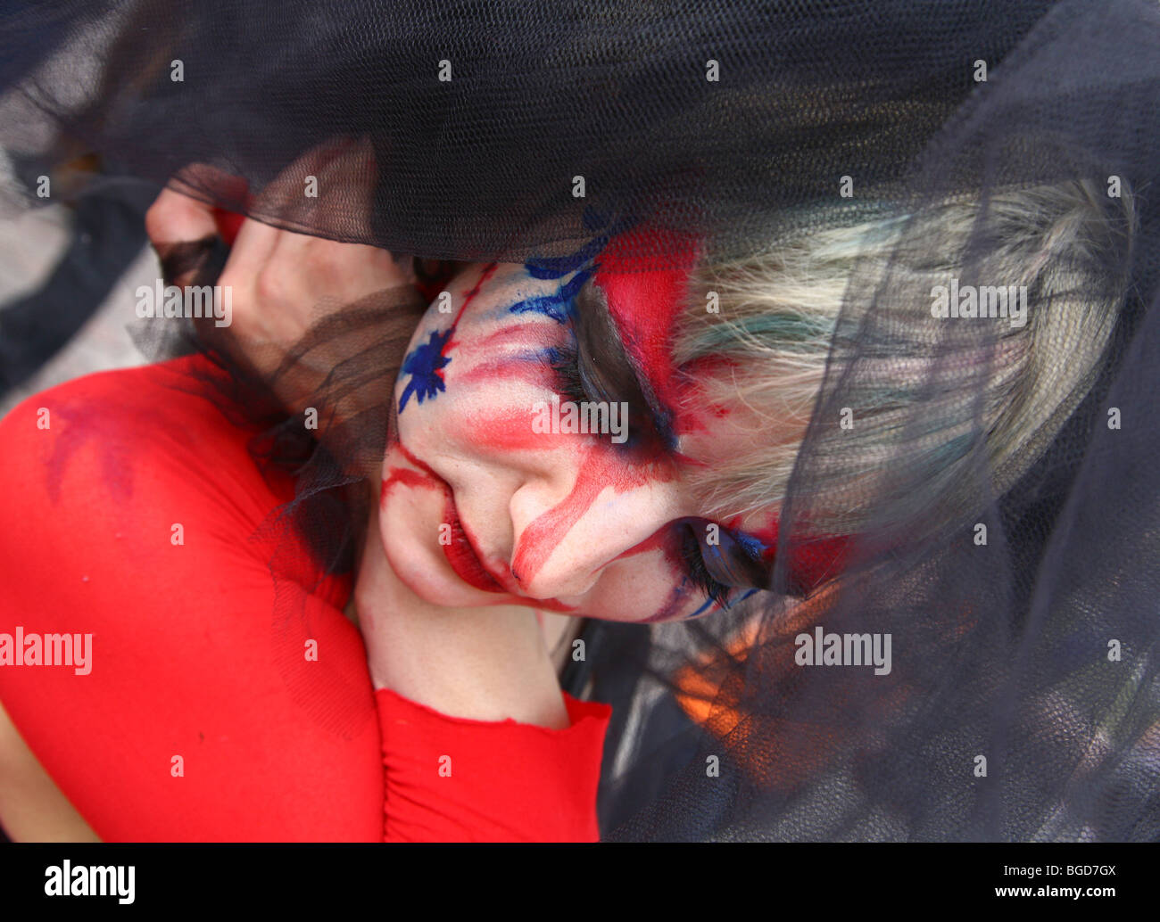 Zombie gathering in Buenos Aires Argentina in October 2009 Stock Photo ...