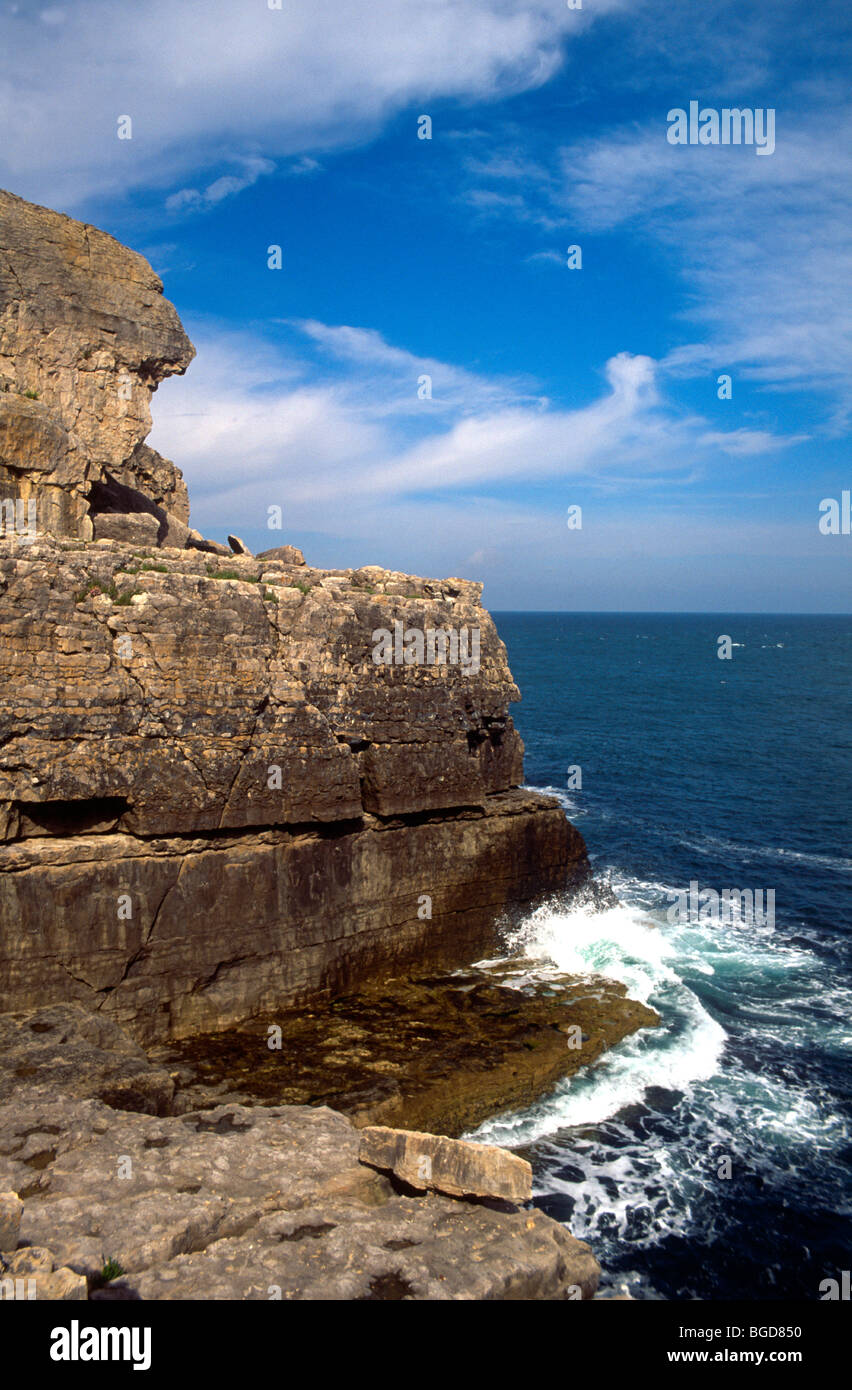 Tilly Whim caves near Swanage Dorset Stock Photo - Alamy