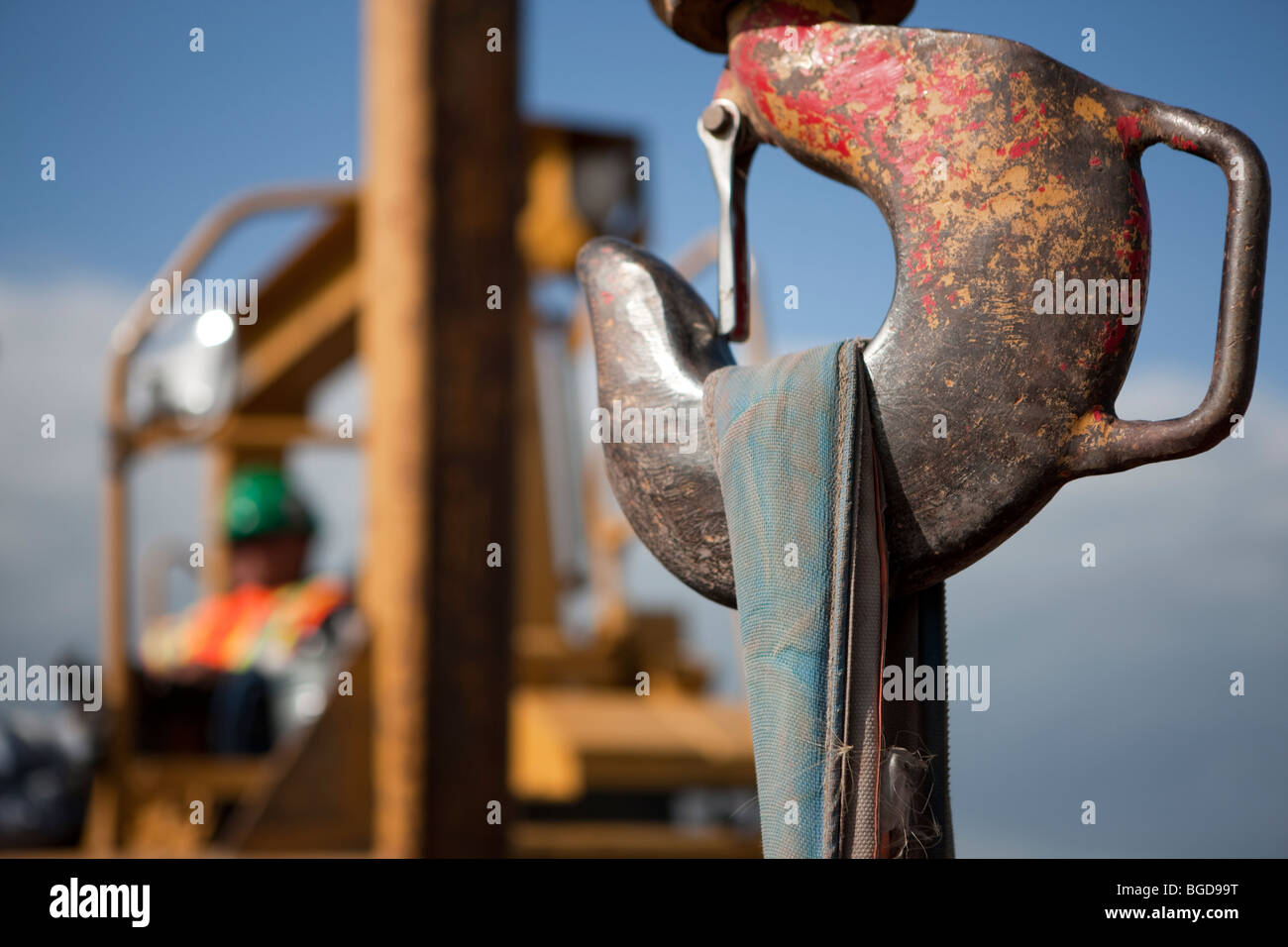 Industrial hook lift crane hi-res stock photography and images - Alamy