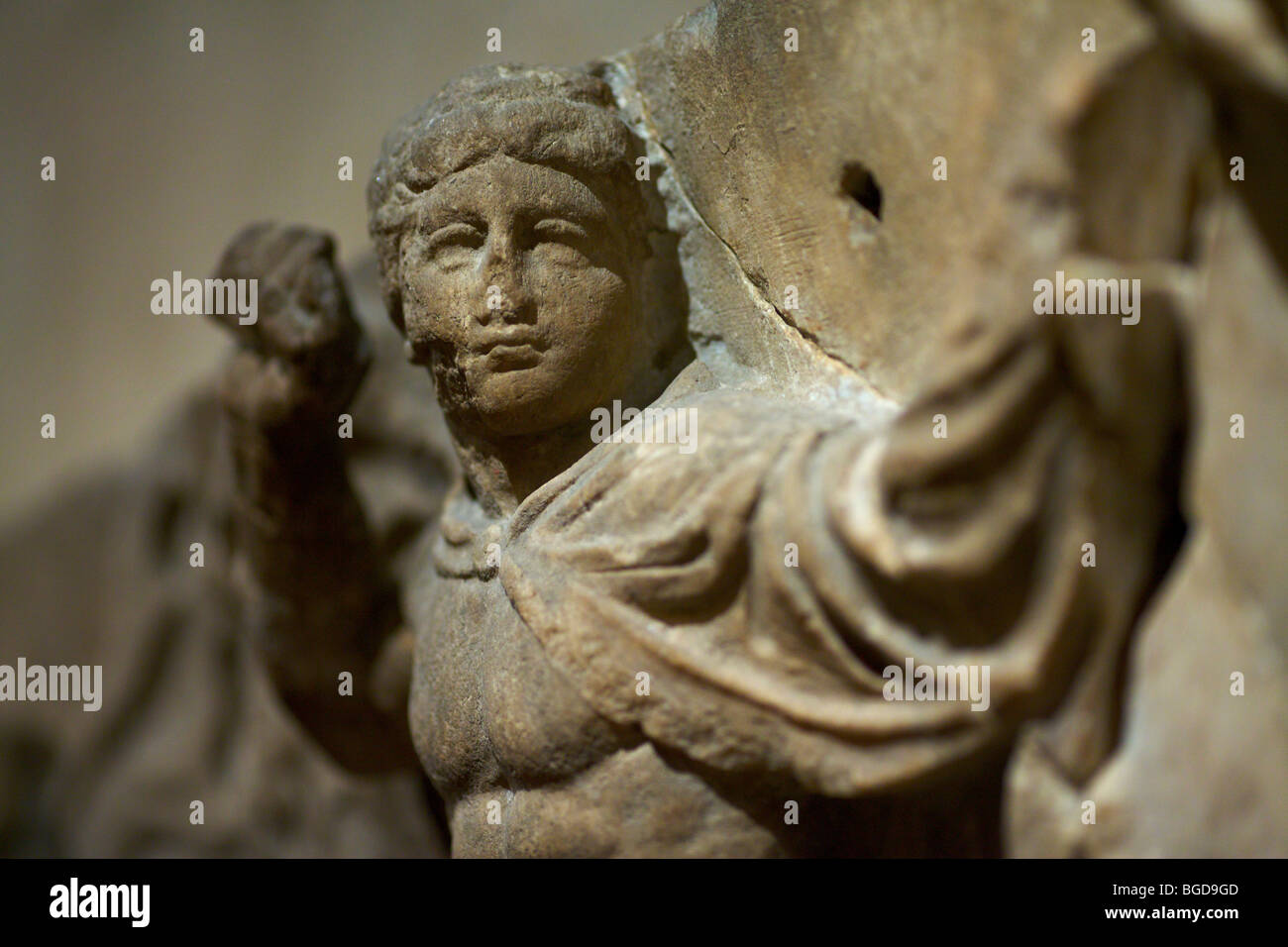 Details from the Bassae frieze form the Temple of Apollo depicting ...